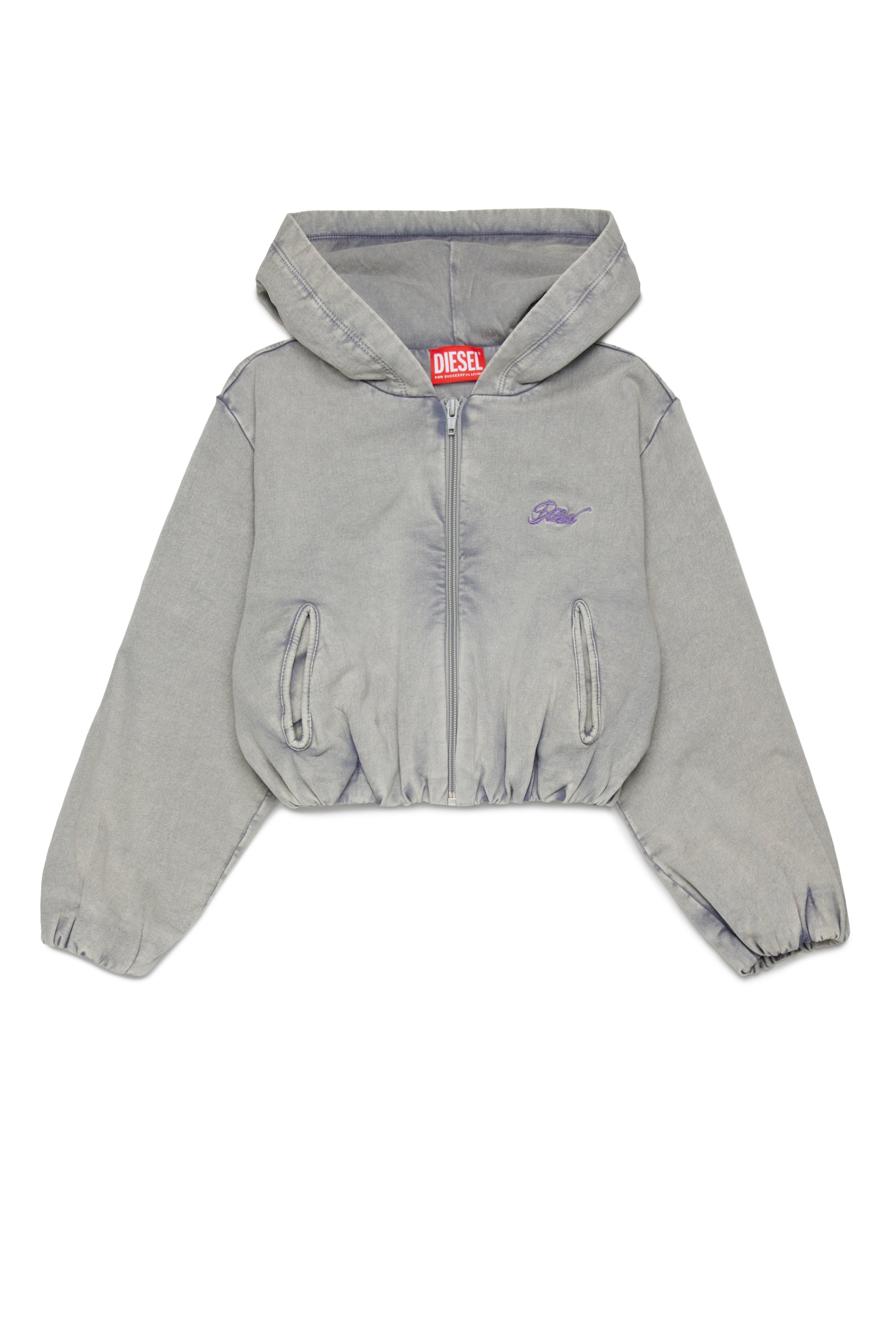 DIESEL ACID WASH ZIP UP HOODIE (10-16Y) – Klade Children's Boutique