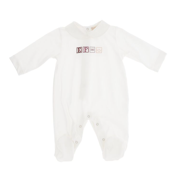 ELISABETTA FRANCHI ONESIE W/ HAT (3M-6M) – Klade Children's Boutique