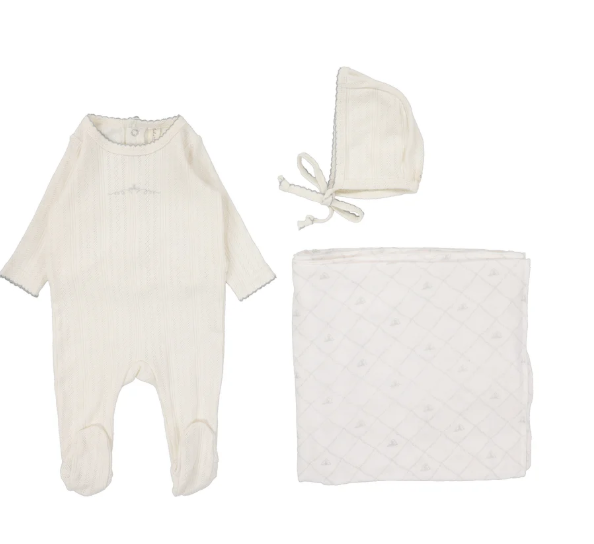 LILETTE POINTELLE GRAPHIC LAYETTE SET (NB-6M) – Klade Children's Boutique