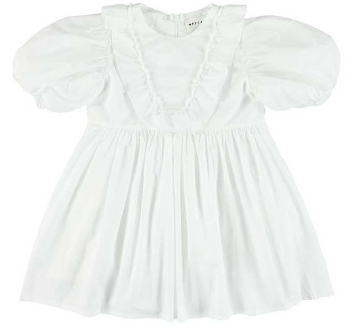 MORLEY DRESS WITH RUFFLE CHEST (2-8Y)