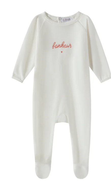 OUBON VELOUR BON HUER PRINT SET (1M-9M) – Klade Children's Boutique