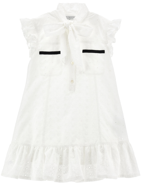 PHILOSOPHY SLVLSS DRESS W/TIE NECK (4-12+)